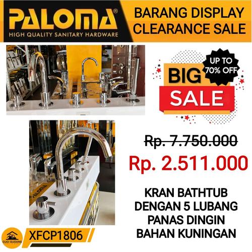 Jual PALOMA CUCI GUDANG KRAN MIXER BATHTUB/SHOWER MANDI PANAS DINGIN ...