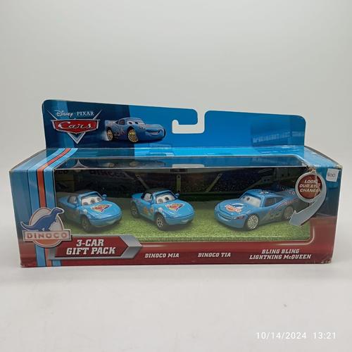 Jual Disney Pixar Cars 3 Car Gift Pack Dinoco Mia Dinoco Tia Bling Bling Lightning McQueen ...