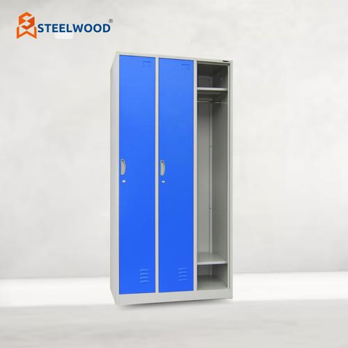 Jual STEELWOOD || LOCKER BESI 3 PINTU/LOCKER GANDENG BESI PLAT/LOCKER ...