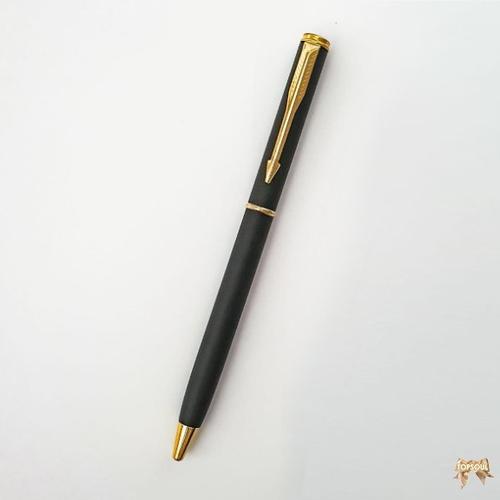 Jual CETAK SABLON Pulpen Sign Black Gold / Pen Hitam Emas Pena Besi ...