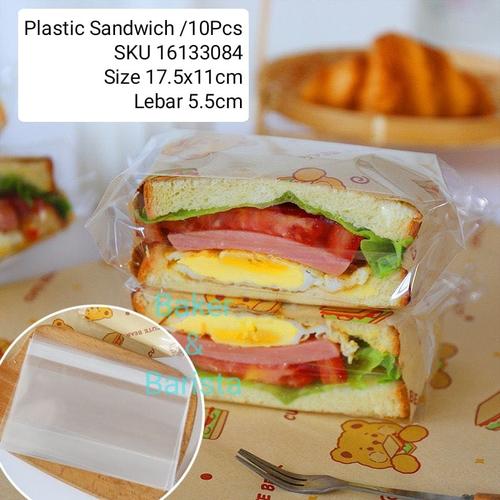 Jual Plastic Sandwich /10pcs Plastik Roti for Sandwich - Jakarta Utara ...