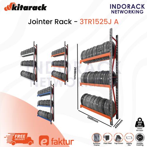 Jual KITARACK Tire Rack 3TR1525J Jointer Abu Series Rak Ban Motor Mobil ...