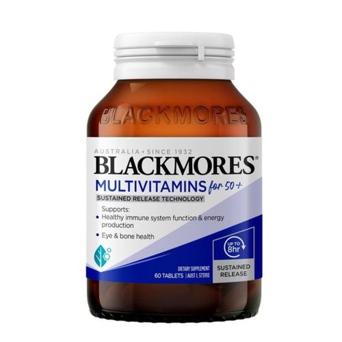Jual Blackmores Multivitamin For 50+ Sustained Release 60 Tablets ORIGINAL AUSTRALIA - Kab ...