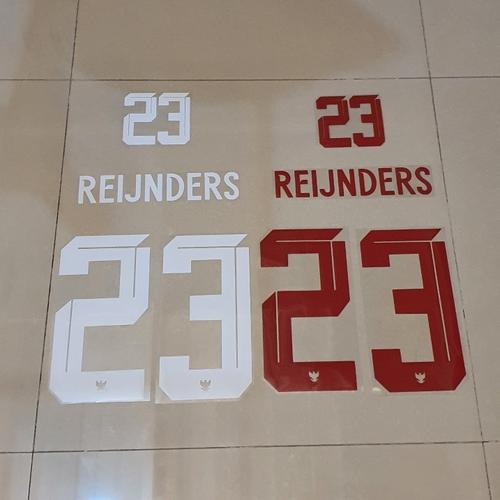 Jual Reijnders #23 Timnas Indonesia Nameset Jersey Home Away Merah ...