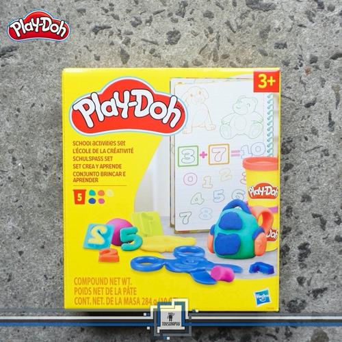 Promo Play Doh School Activities Set Math Numbers Shapes Mainan Lilin ...