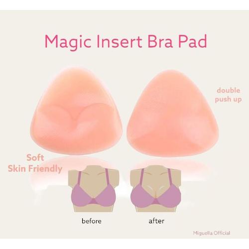 Jual Magic Bra Gel Pad Silicon Insert Bra Double Push Up Bikini Bh Seamles Angel Tempel Sss ...