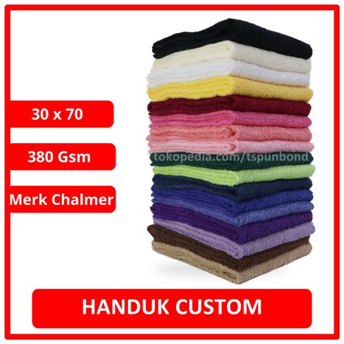 Promo Handuk Kecil 30x70 Merek Chalmer Banyak Warna Polos Handuk Bisa ...