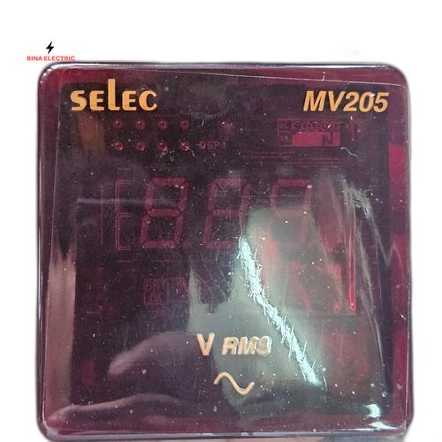 Jual Volt Meter LED Digital SELECT MV205 72x72 1 Phase 2 Wire MV-205 ...