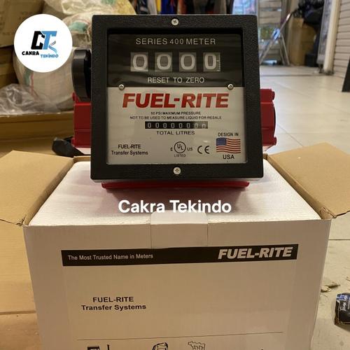 Jual Flow Meter Fuel Rite 1" inch 4 Digit FlowMeter Solar DN 25 ...