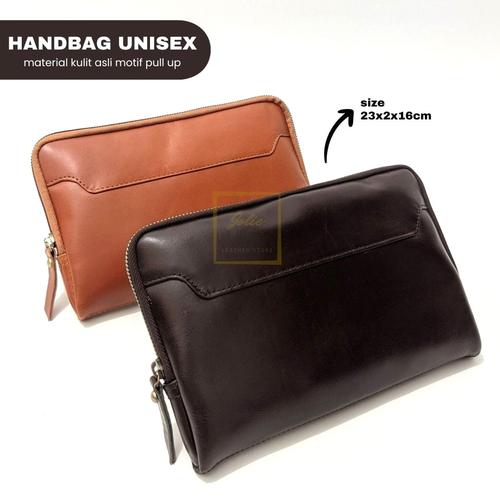 Jual Handbag Kulit Clutch Pria Kulit Asli Tas Tangan Kulit Tas Pria ...