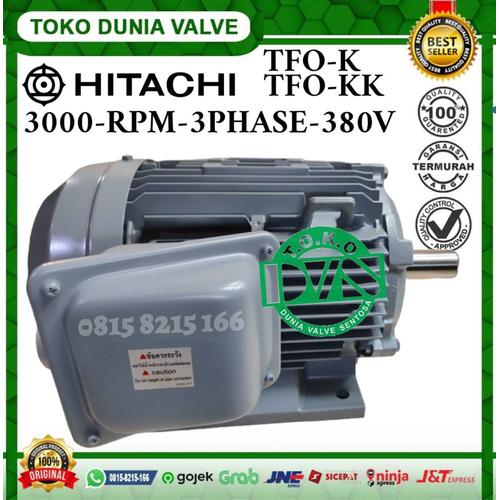 Jual ELECTRIC MOTOR TFO-KK 22KW 30HP 3000RPM 2POLE 3PHASE B3 MOTOR ...