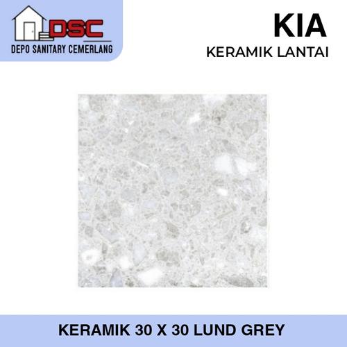 Jual KERAMIK KIA 30 X 30 LUND GREY MATTE / KERAMIK LANTAI MATTE KASAR ...
