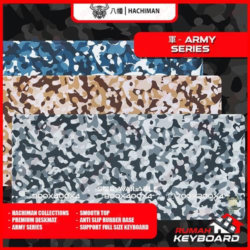 Jual HACHIMAN COLLECTION - PREMIUM DESKMAT - 軍 | ARMY - SERIES - ARMY ...