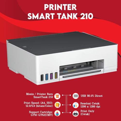 Promo Printer HP Smart Tank 210 ST210 wifi wireless pengganti HP 115 ...