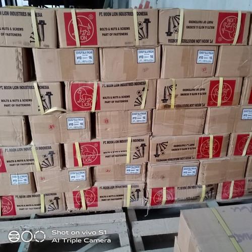 Jual Moon Lion Baut Baja Ringan 10x19 MOONLION / Sekrup Roofing Putih ...