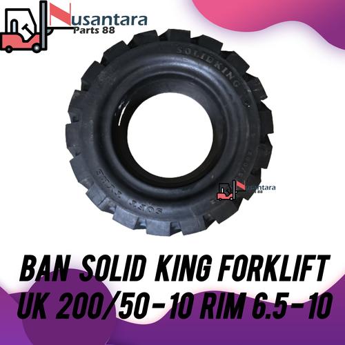 Jual Ban Forklift King Solid Ban Mati 200/50-10 Ukuran RIM : 6.5-10 Tyre Counter Balance Parts ...