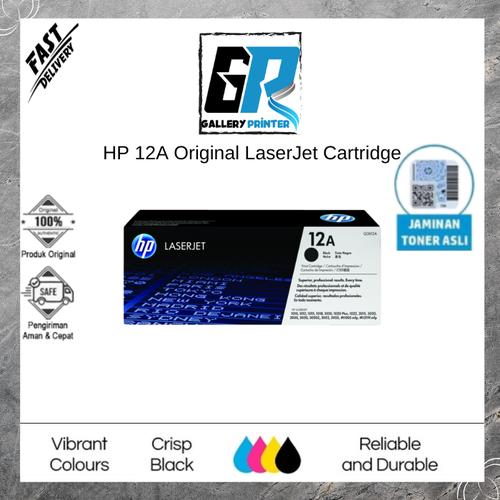 Jual HP 12A Original LaserJet Toner Cartridge - Jakarta Selatan ...