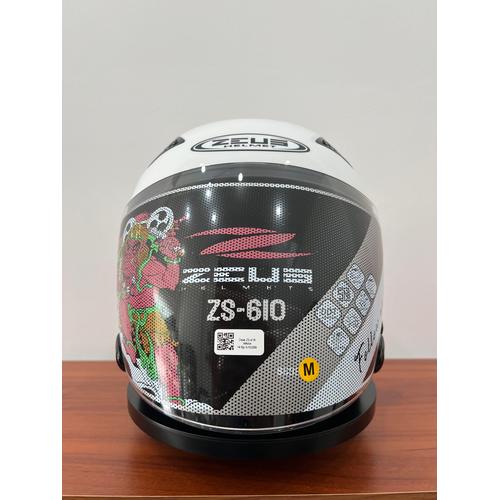 Jual HELM - ZEUS ZS - 610 WHITE - M - Jakarta Barat - Vinron Helmet ...