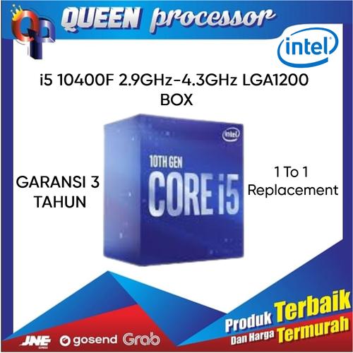 Jual Processor Intel core i5 10400F 2.9 GHz BOX Socket 1200 NEW ITEM ...