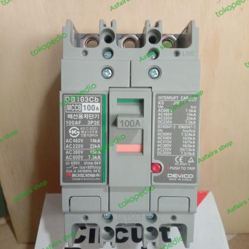 Jual MCCB 100A DEVICO DB103CB MCCB DEVICO - Jakarta Barat - Asfaira ...
