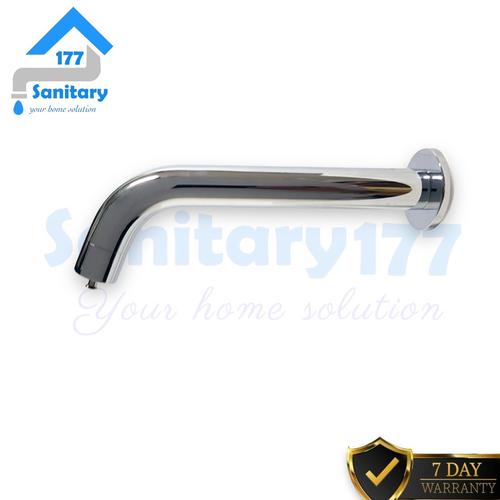 Jual Kran TEMBOK pencet Panjang Stainless Chrome T17C- keran air tekan ...