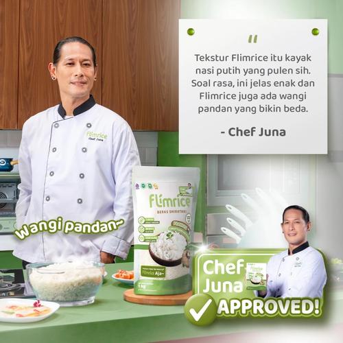 Jual (1 kg) Flimrice Nasi Shirataki Pouch 1 kg rice flimrice 1kg ...