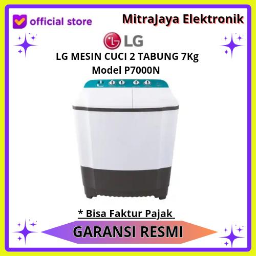 Promo LG P7000N MESIN CUCI 2 TABUNG 7KG TWIN TUB P7000N Cicil 0% 3x ...