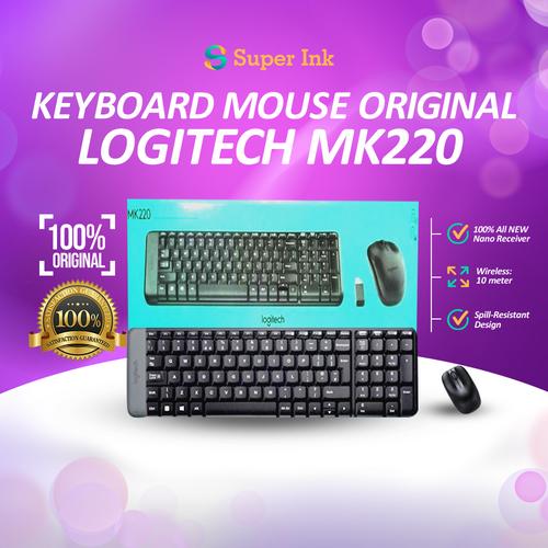 Jual Mouse Laptop Logitech M220 Wireless Keyboard K220 Komputer ...