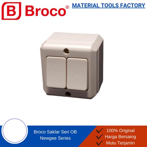 Jual Saklar Broco Seri Persegi OB - Saklar Outbow Seri Newgee - Kota ...