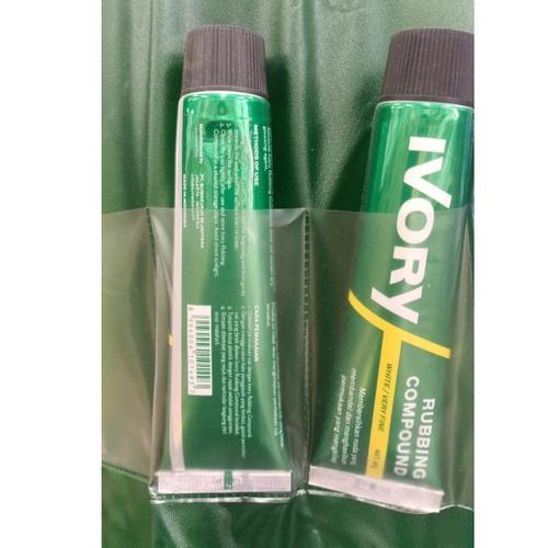 Jual RUBBING COMPOUND IVORY WARNA PUTIH 100 GRAM / KOMPON PUTIH UNTUK ...