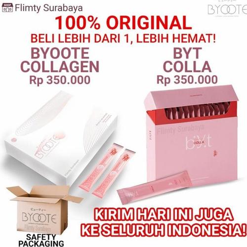 Jual BYT COLLA 1 box Collagen Tripeptide Glutathione Whitening Glowing BPOM - Byt Colla ...