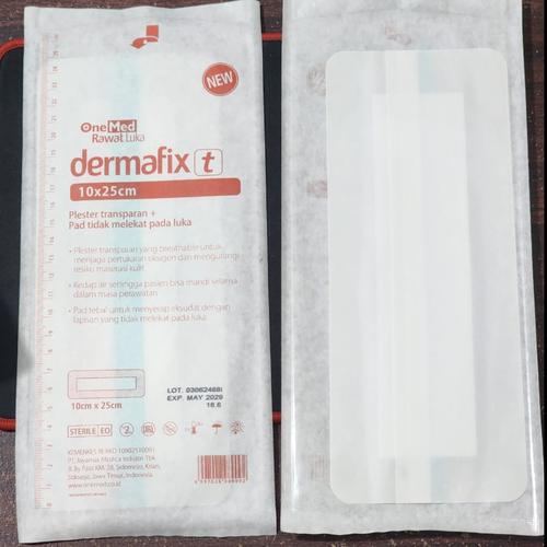 Jual DERMAFIX T 10 X 25 CM/PLESTER TRANSPARAN TAHAN AIR DERMAFIX T 10 X ...
