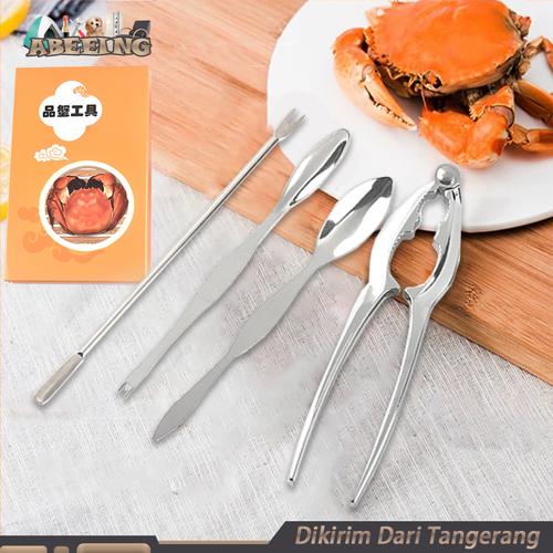 Jual Isi 4 Tang Jepitan Kepiting Stainless Penjepit Cangkang Untuk Crab ...