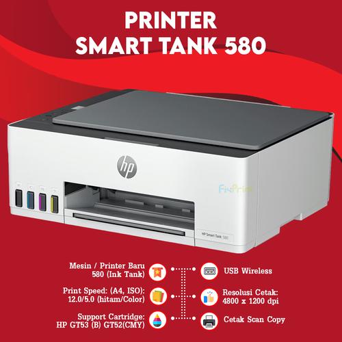Promo Printer HP Smart Tank Printer Smart Tank 580 All In One WiFi ...