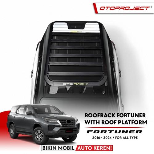 Jual Roofrack Fortuner W/ Roof Platform Rak Bagasi Atas/Atap Mobil ...
