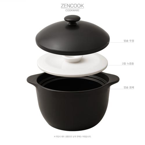 Promo Saint James Rice Cooker 1.5L Set Zencook Cook Bowl Korea Mangkuk ...