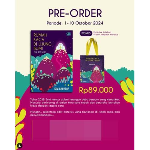 Promo Buku Rumah Kaca di Ujung Bumi by Kim Choyeop - +Bonus - Jakarta ...