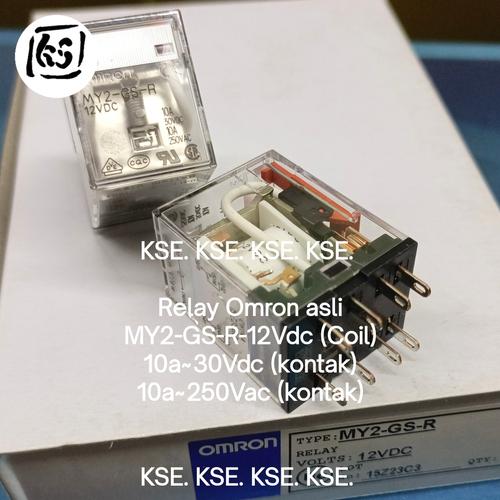 Jual Relay Omron MY2-GS-R-12vdc. 10a~30Vdc 10a~250Vac. - Jakarta Pusat ...