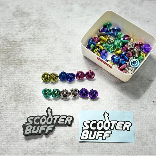 Jual Baut Titanium GR5 Behel Set Vespa Sprint Primavera S LX - Silver ...