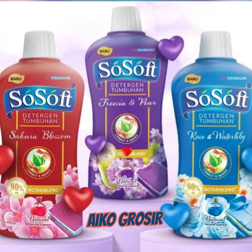 Jual SO SOFT DETERGEN CAIR 700ML - Kab. Sidoarjo - Aiko Grosir Sembako ...