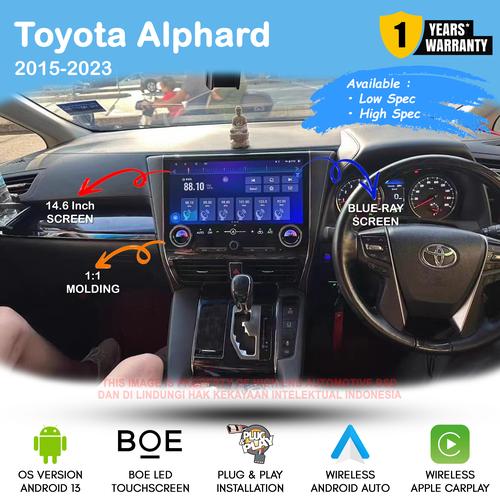 Jual Toyota Alphard ANH30 - Head Unit Android Alphard 2015 2016 2017 ...