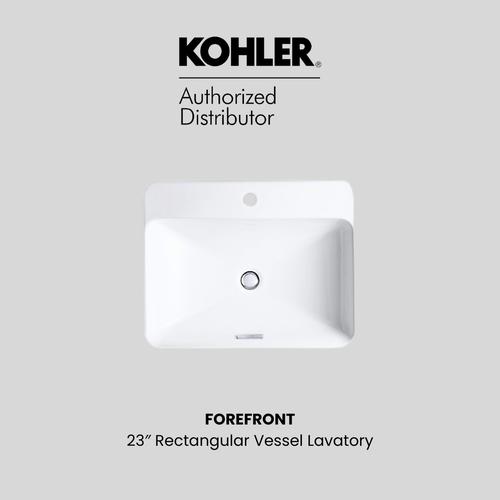 Promo KOHLER Wastafel Forefront Rectangular Vessel One Hole K-2660ID-1-0 Cicil 0% 3x - Kab ...