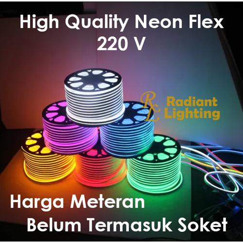 Jual Lampu LED Neon Flex Strip Flexible 220V HIGH QUALITY Per Meter ...