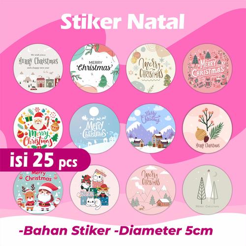 Jual stiker natal christmas - sticker christmas Part 1 - SLB-19 - Kota ...