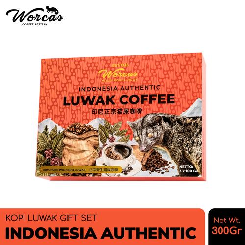 Promo WORCAS Kopi Luwak Indonesia Authentic Luxury Package 300gr - KOPI ...