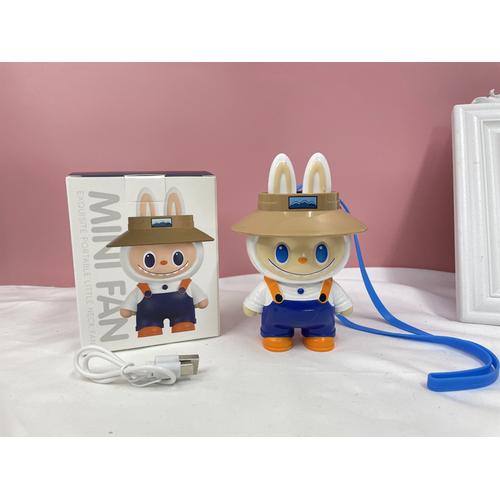 Jual KIPAS ANGIN KALUNG LABUBU | PORTABLE FAN | MINI FAN | KIPAS USB ...