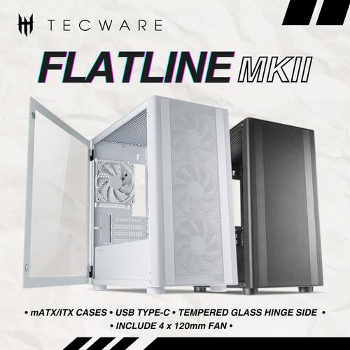 Promo Casing PC Tecware FlatLine TG MK2 / Case PC Tecware FlatLine TG ...