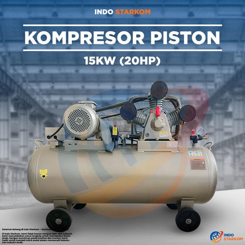 Jual Kompresor Udara Piston 20 HP 15 Kw Air Compressor Piston RJ 20HP ...
