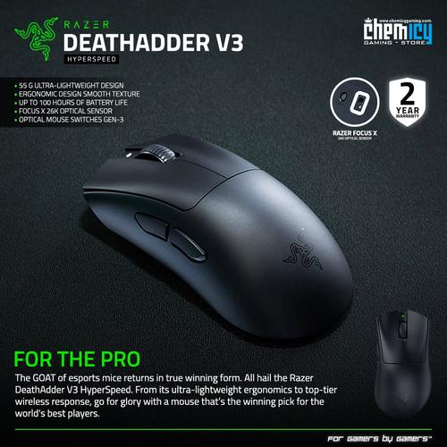 Jual Razer Deathadder V3 Hyperspeed Wireless Ultra-lighweight Ergonomic ...