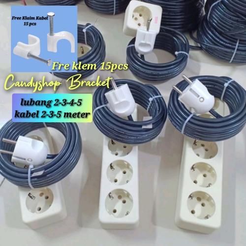Promo stopkontak lubang 2 3 4 5/terminal stopkontak terminal colokan ...